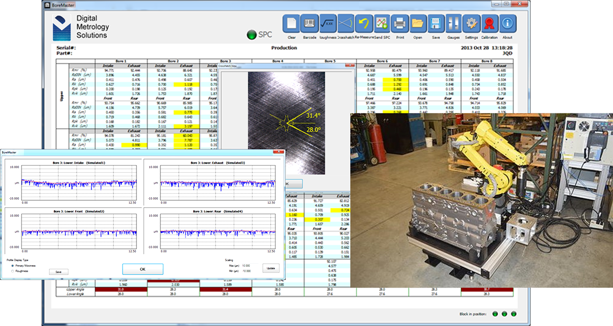 Robotic Surface Texture and Crosshatch Measurement - Digital Metrology