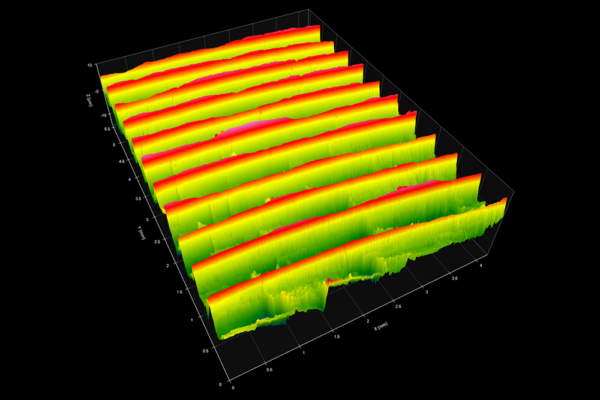 Microfinish Comparator Strip 125P - Digital Metrology